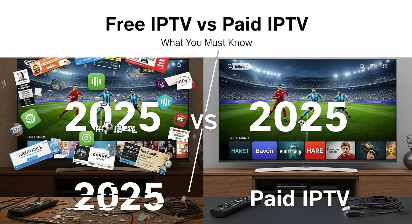 Free IPTV vs Paid IPTV – What You Must Know in 2025 - ukiptvsub.com